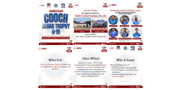 BAREILLY GETS ITS BIGGEST CRICKET HIGH: BCCI DOMESTIC U-19 COOCH BEHAR TROPHY 2025 ROARS BACK TO ...