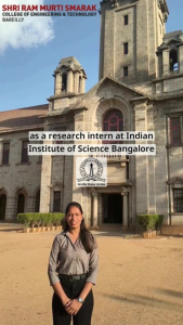 FROM SRMS TO IISc BENGALURU: WHEN CLASSROOM LEARNING TRANSFORMS INTO ...